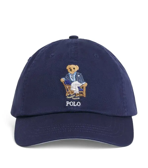 Polo Ralph Lauren Embroidered Cotton Twill Baseball Cap - Navy