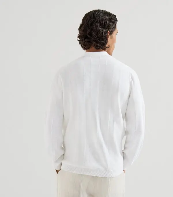 Brunello Cucinelli V-neck Ribbed Cardigan
