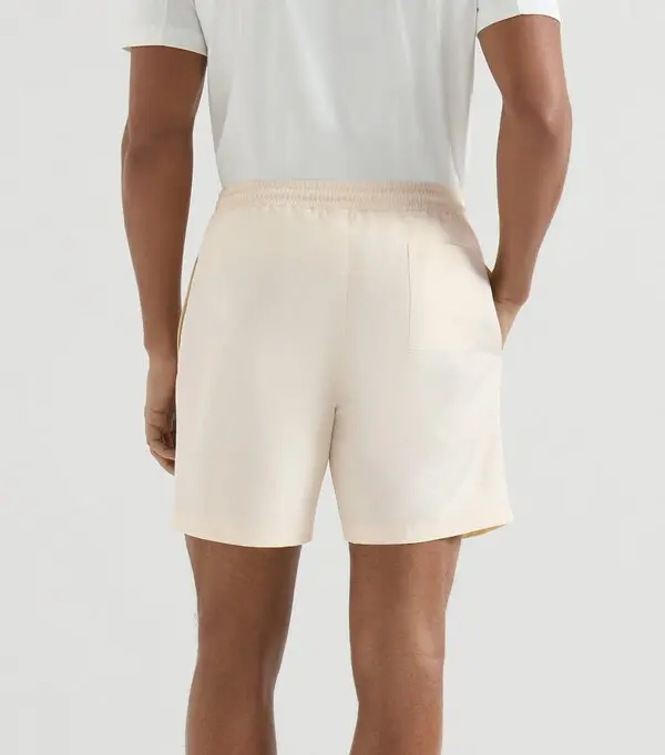 Brunello Cucinelli Logo Swim Shorts - Yellow