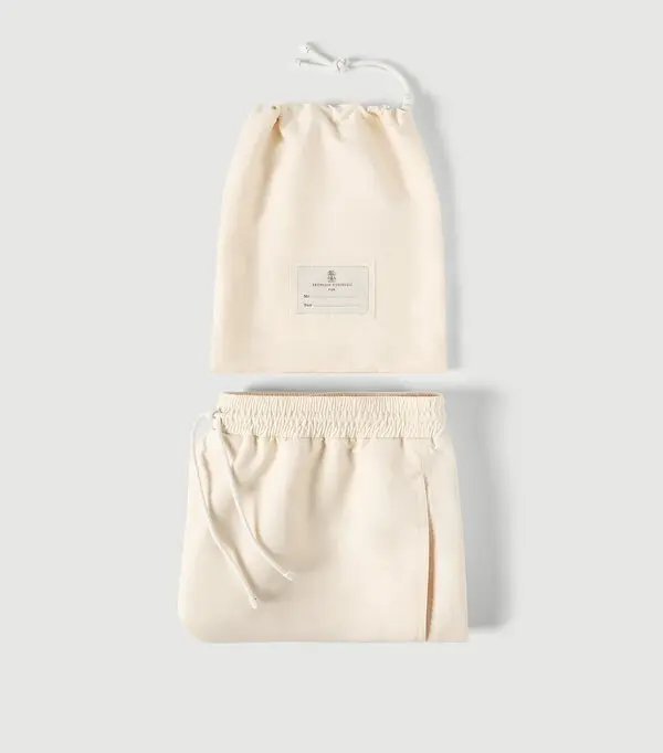 Brunello Cucinelli Logo Swim Shorts - Yellow