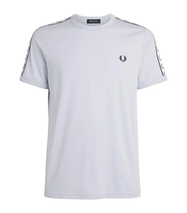 Fred Perry Cotton Tape Ringer T-shirt - Blue