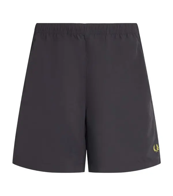Fred Perry Embroidered Laurel Leaf Tennis Shorts