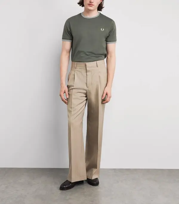 Fred Perry Cotton Twin Tipped T-shirt - Green