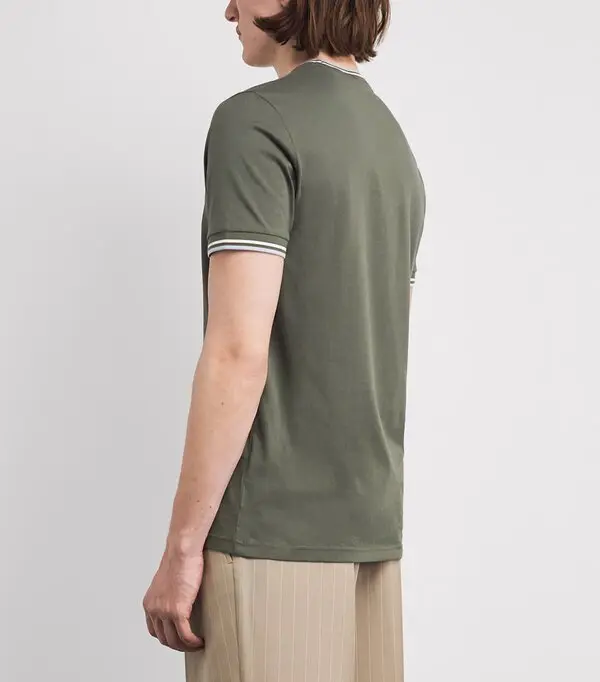 Fred Perry Cotton Twin Tipped T-shirt - Green