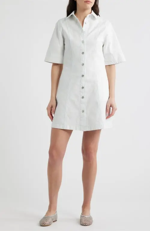 FRNCH Ellyne Cotton Shirtdress - Creme