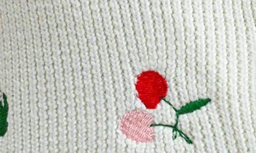 ALL IN FAVOR Embroidered Button-up Sweater Tank