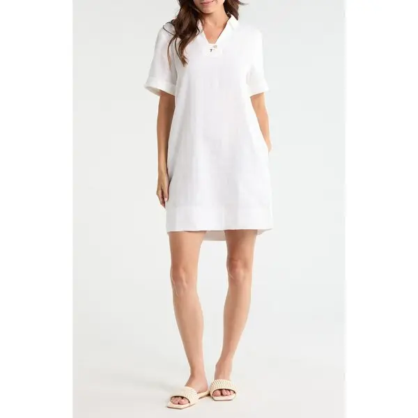 Tommy Bahama Two Palms Linen Dress - White