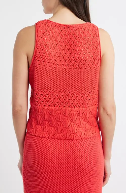 Marine Layer Amada Tie Front Sweater Vest