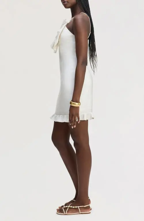 Sam Edelman 3d Flower Mini Dress - Ecru