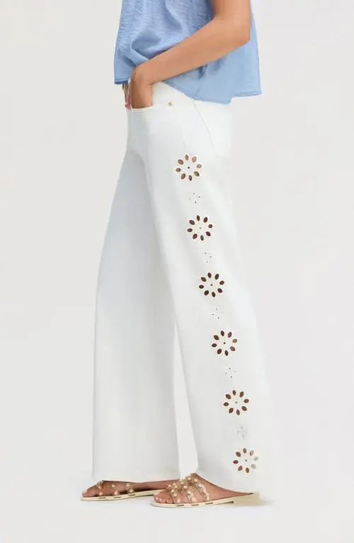 Sam Edelman Cutout Wide Leg Jeans