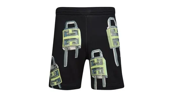 Givenchy Padlock Print Board Fit Shorts