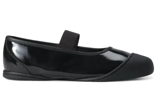 VANS Mary Jane Prima Patent Flats - Black