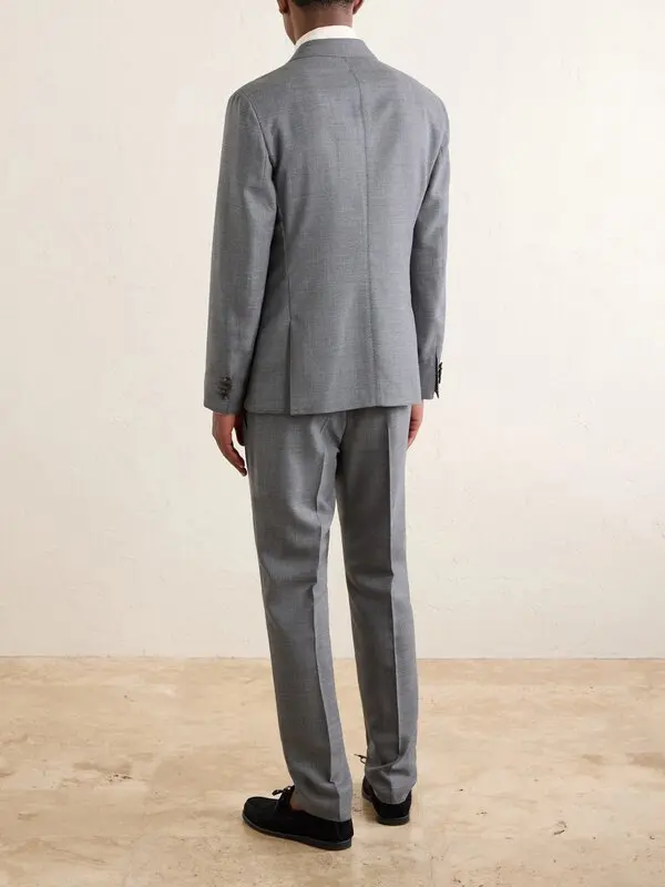 Mr P. Wool-hopsack Suit Jacket