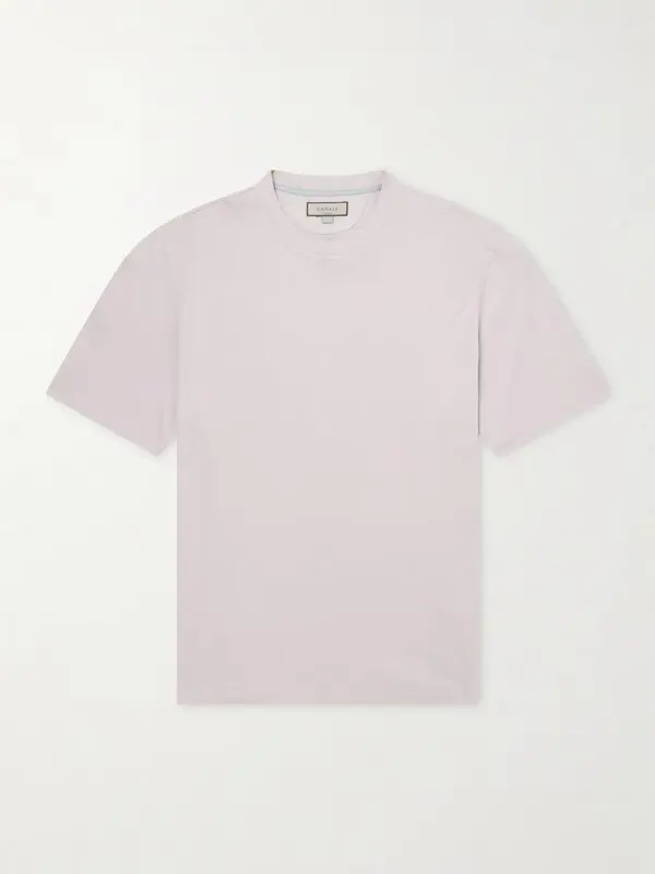 Canali Cotton T-shirt - Purple