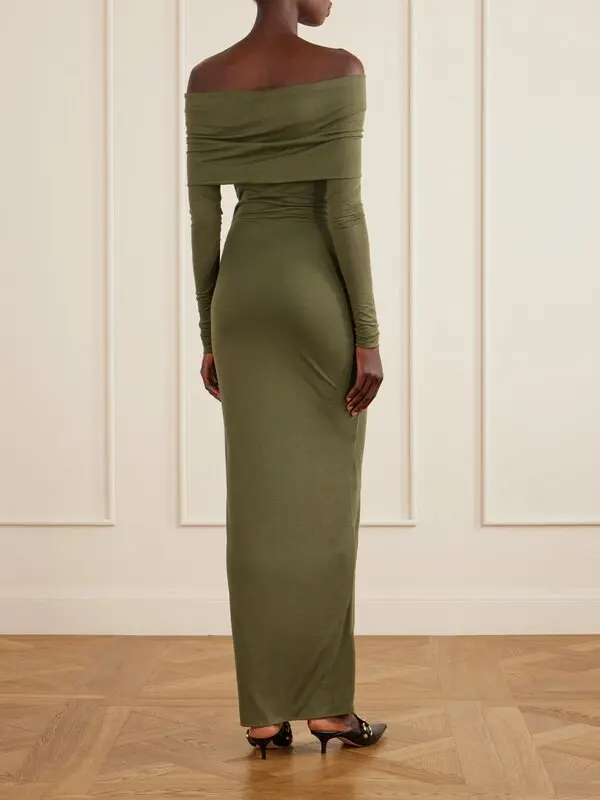 balenciaga maxi dress Jersey maxi dress in black - Balenciaga