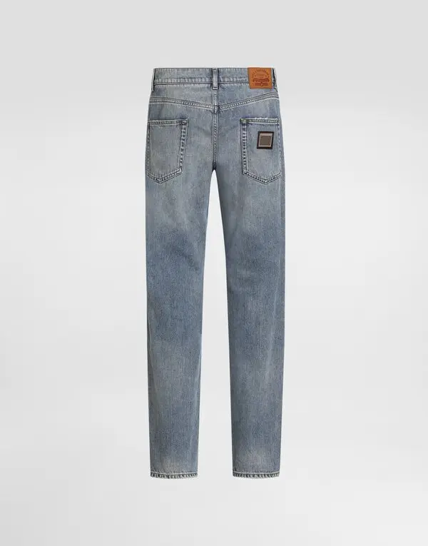 Dolce & Gabbana Multi-colored Denim Trousers
