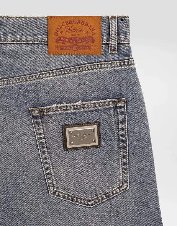 Dolce & Gabbana Multi-colored Denim Trousers