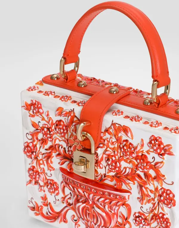 Dolce & Gabbana Majolica Resin Dolce Box Handbag