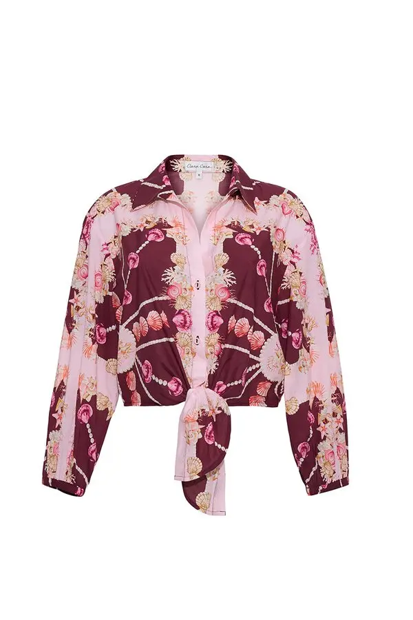 Cara Cara Rumson Top - Seashell Scarf Blush