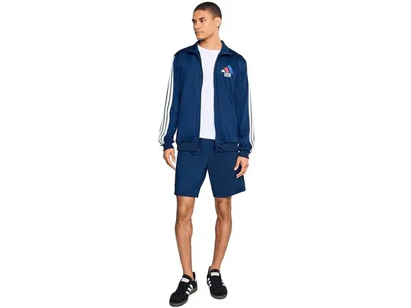 Adidas Usa Track Jacket With Football Graphics