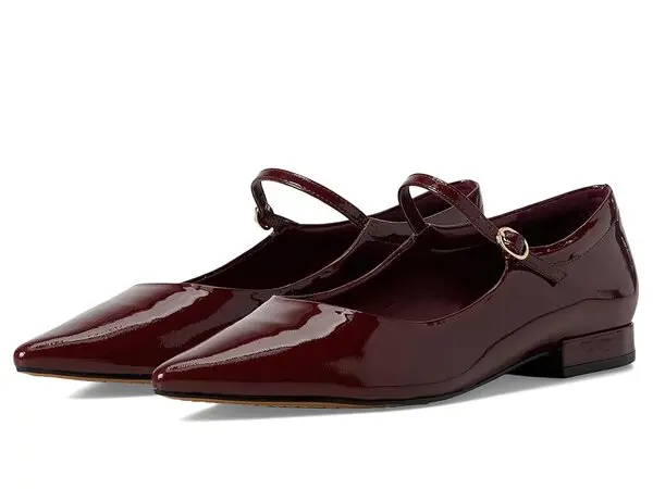 Vince Camuto Eloise Mary Jane Flat Shoes - Red