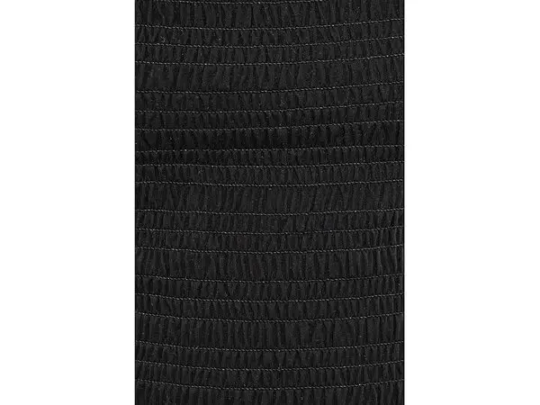 Madewell Smocked Scoop Neck Tank - Black