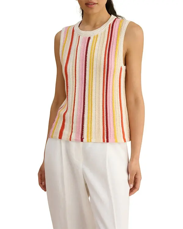 HOBBS LONDON Zadie Striped Knit Tank