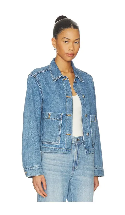 Madewell Chore Cropped Denim Jacket
