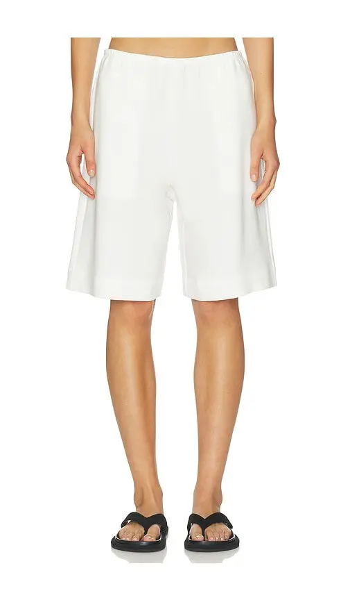 LESET Arielle City Short In White - Ice