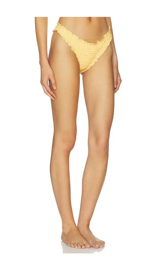 Simkhai Maelie Ruched Bikini Bottom