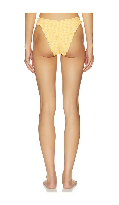 Simkhai Maelie Ruched Bikini Bottom