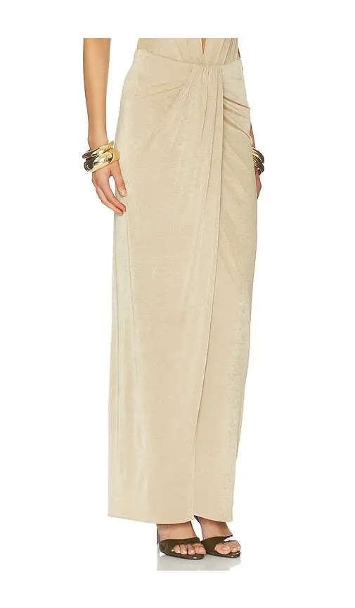 Andamane Anja Draped Maxi Skirt