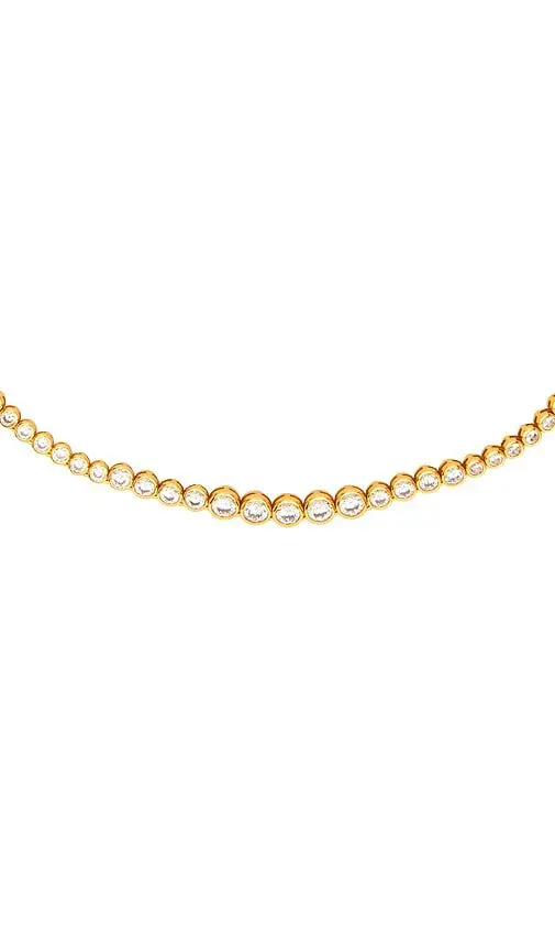 Alexa Leigh Bezel Tennis Necklace