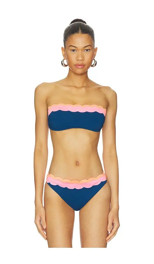 Beach Riot Sybil Bikini Top - Seashell Isle Colorblock