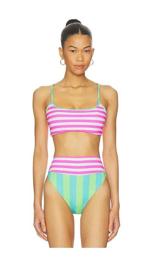 Beach Riot Val Bikini Top - Cove Stripe