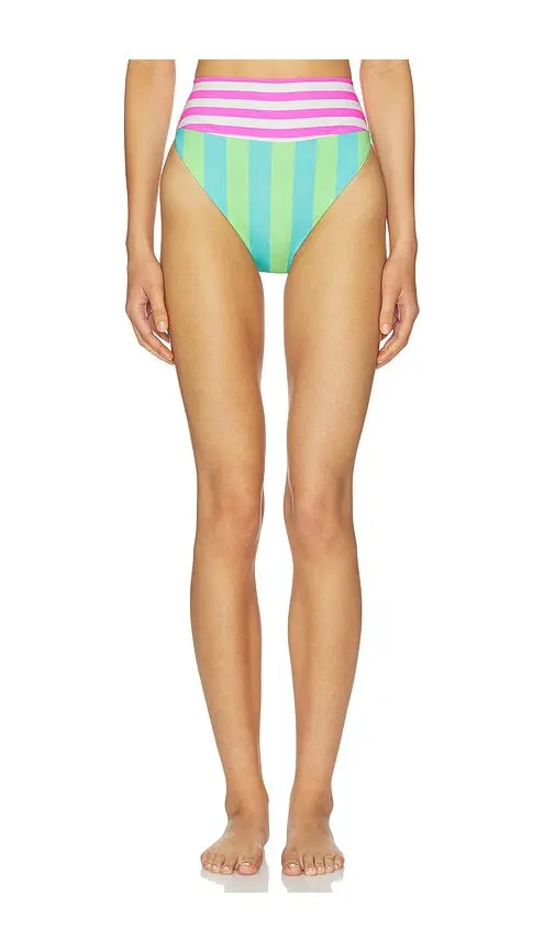 Beach Riot Highway Bikini Bottom - Cove Stripe