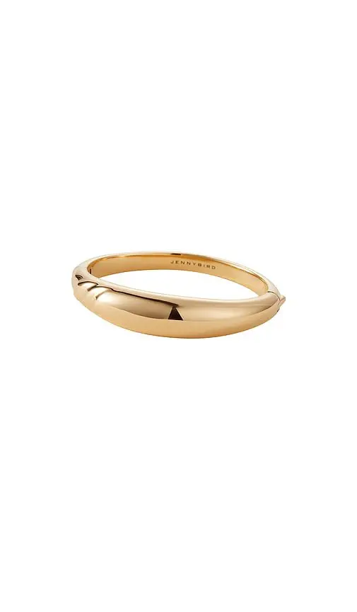 Jenny Bird Nelle Bangle In Metallic - Gold