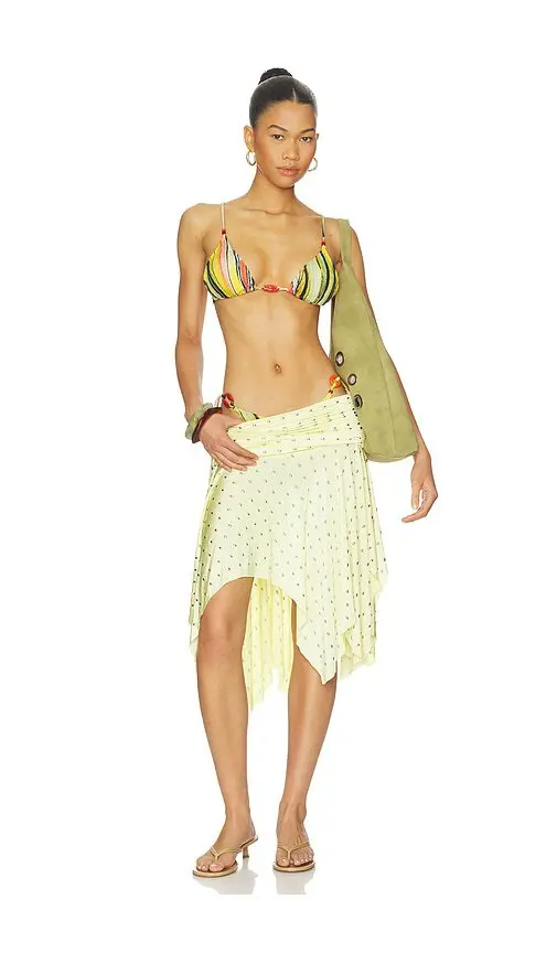 YELLOW THE LABEL Sade Charm Bikini Top