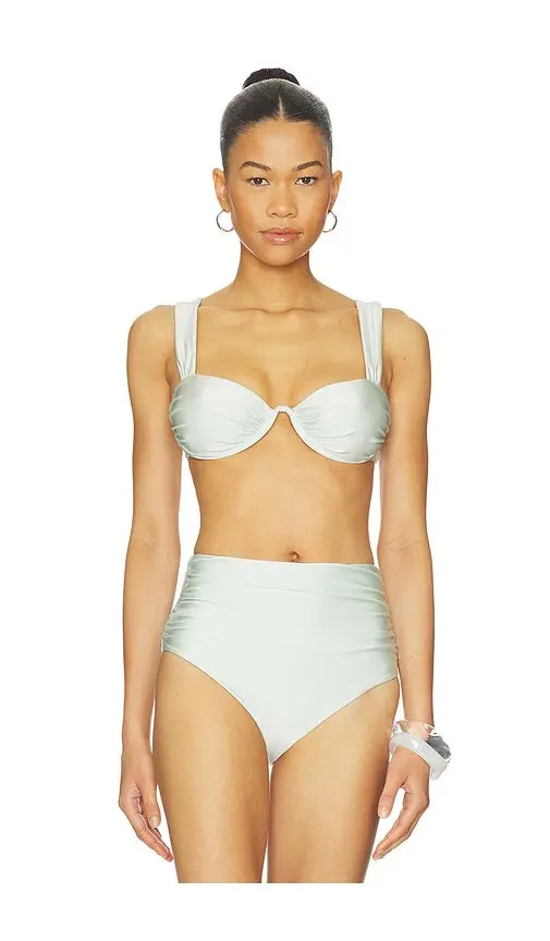 Simkhai Anniston Bikini Top - Mint