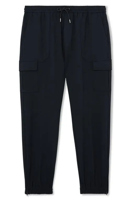 REISS Hidden Straight Leg Cargo Pants
