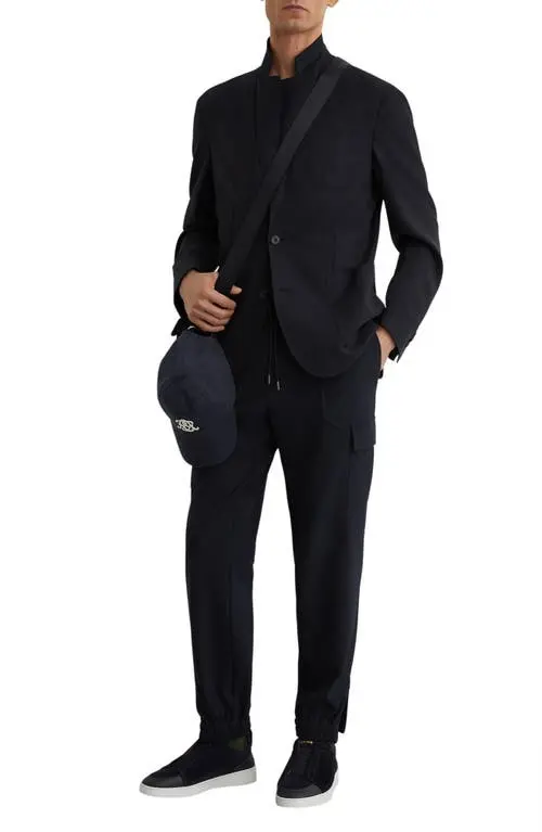 REISS Hidden Straight Leg Cargo Pants