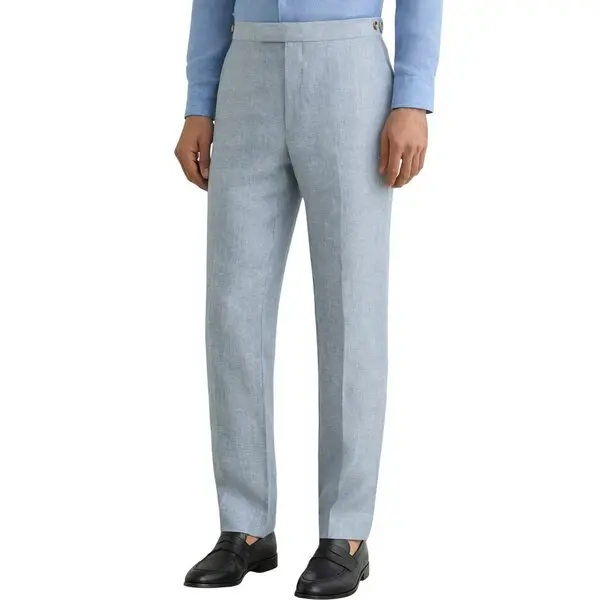 REISS Atlantic Slim Fit Linen Pants