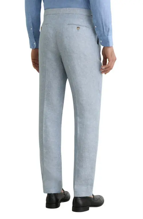 REISS Atlantic Slim Fit Linen Pants