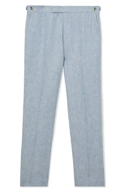REISS Atlantic Slim Fit Linen Pants
