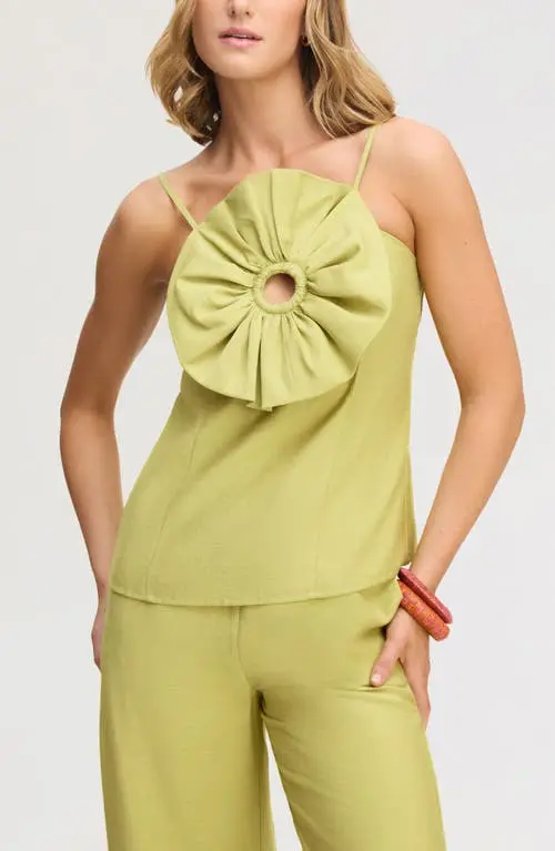 Sam Edelman 3d Flower Camisole - Coastal Palm