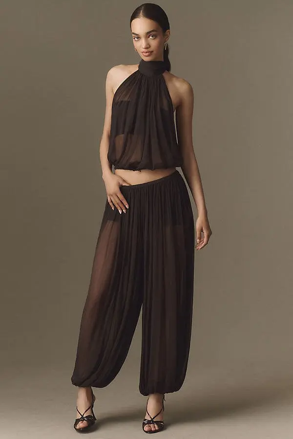 Anthropologie Bhldn Chiffon Separates Set