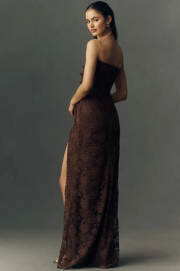 SAU LEE Julia Lace Gown