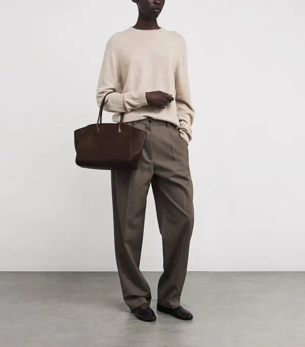 THE ROW Marlo Leather Top-handle Bag
