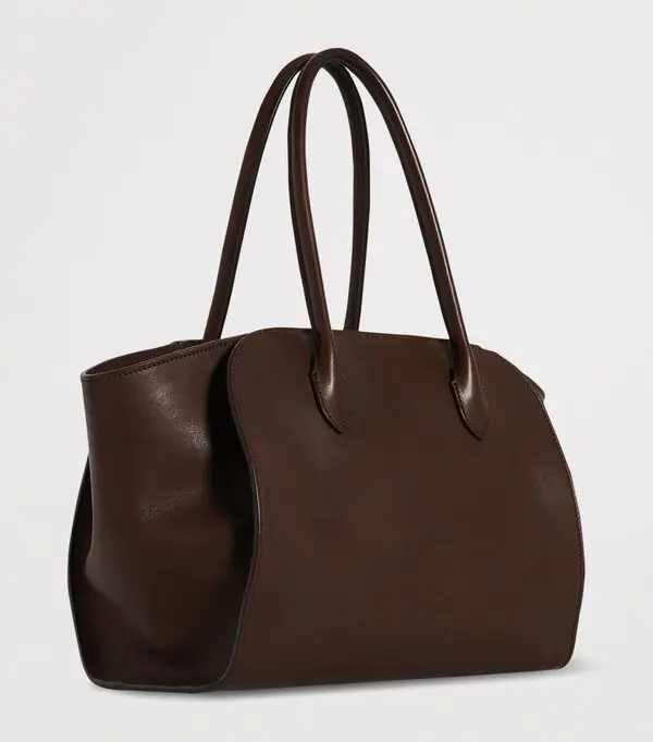 THE ROW Marlo Leather Top-handle Bag