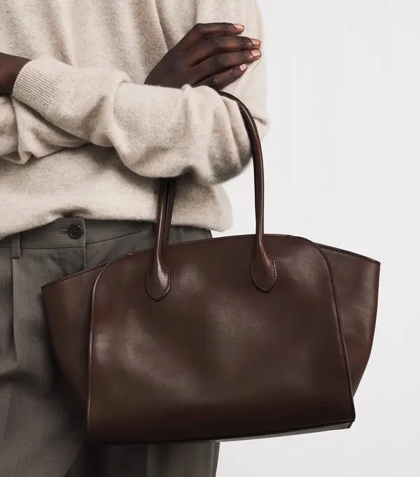 THE ROW Marlo Leather Top-handle Bag